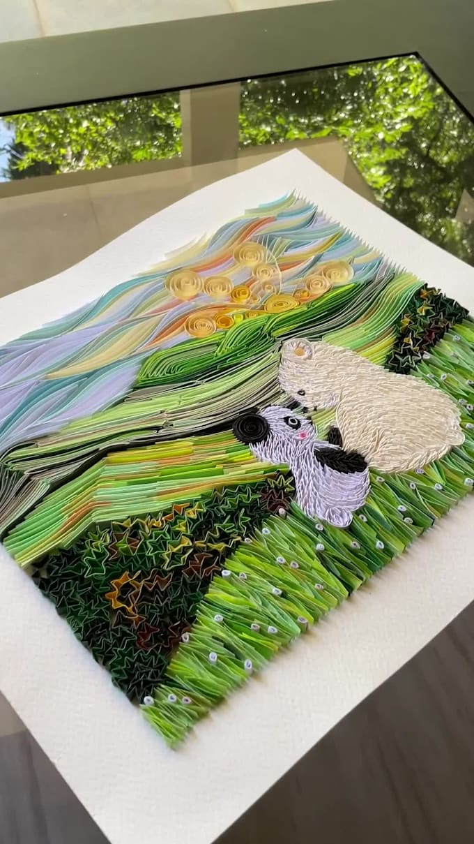 Illustrate your stories through paper quilled art by Nir_dissa | Fiverr