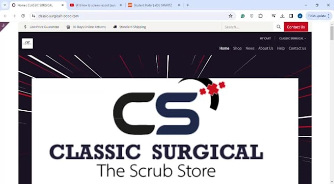 Create a professional and eye catching best odoo websites and canva ...