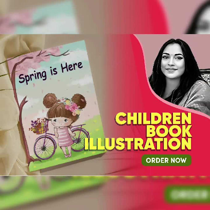 Create children book illustration and book cover by Miadesigns6666 | Fiverr