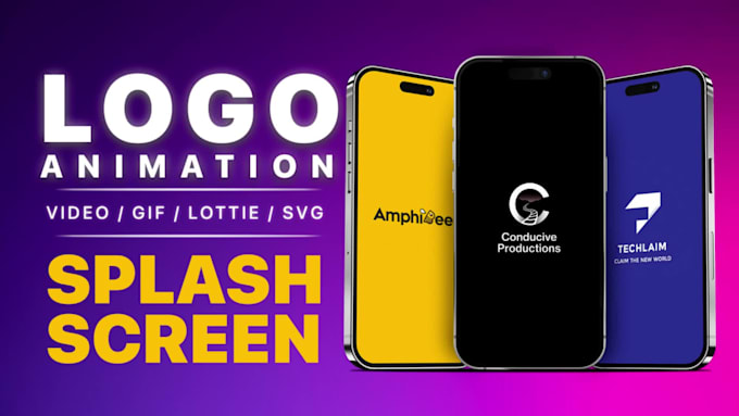Do lottie animated splash screen, app icon or logo animation by Amit ...