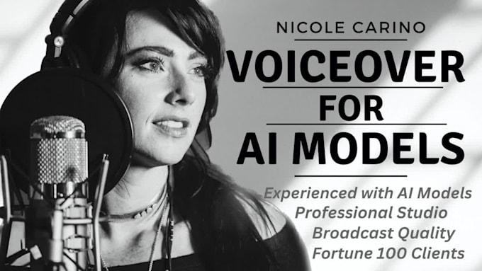 Record female voiceover for your ai model by Nicolecarino | Fiverr
