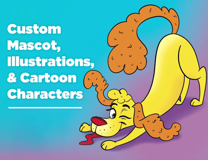 Draw a custom character, mascot, cartoon illustration by Lozanagiza ...