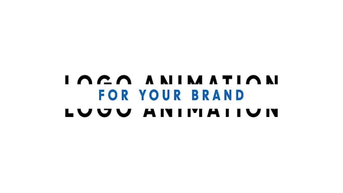 Create a custom logo animation for your brand by Liubovl | Fiverr