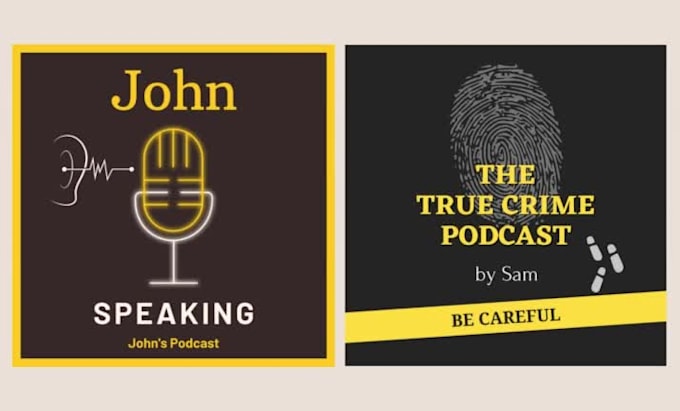 Design a minimalistic eye catching podcast logo or cover art by ...