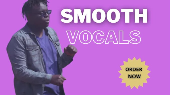 Add smooth singing vocals to your song by Siphiwemtshali | Fiverr