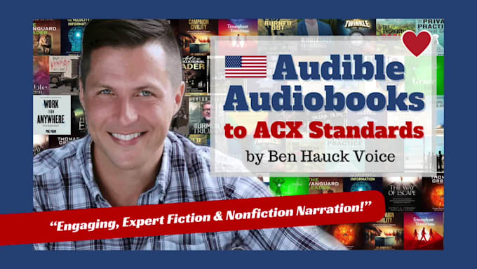 Narrate your audible audiobook to acx standards by Benhauck | Fiverr