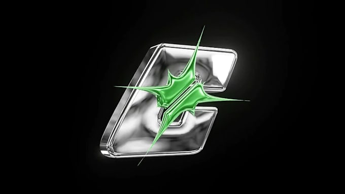 Create shiny metallic 3d spinning or 3d rotating logo by Bigfact | Fiverr