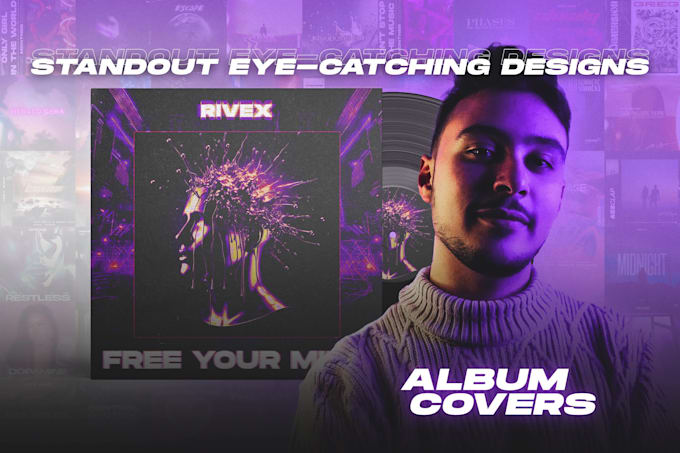 Design your unique creative music single, album cover art by Emoca ...