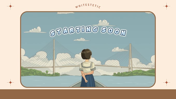 Create looping animation for your stream by Whitestetic | Fiverr
