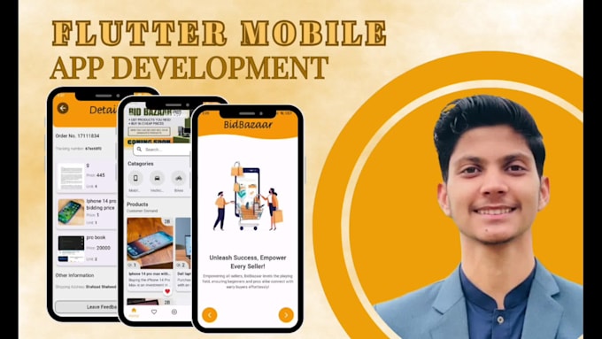 Do android app development, flutter app development flutter mobile app developer by Msameer723 ...