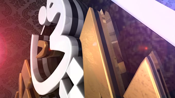 Make an arabic calligraphy 3d animated logo and intro for your channel ...