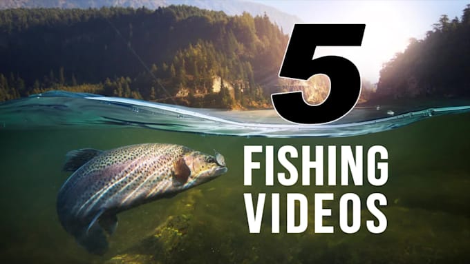 Make 5 fishing logo intro video by Videomatic | Fiverr
