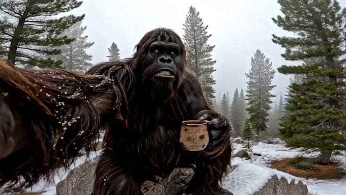 Create a viral bigfoot ai vlog using veo3 by Ayubproduction | Fiverr