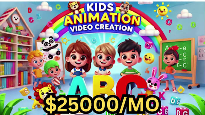 Create fast viral kids learning videos for youtube animation for kids ...