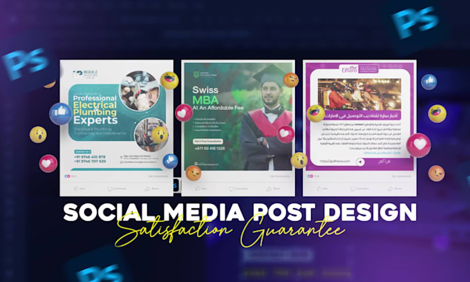 Design social media post, thumbnail, youtube banner, by Faazwork | Fiverr