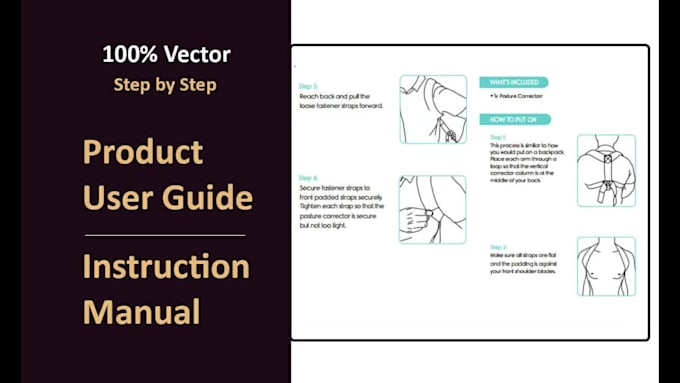 Design step by step product user guide or instruction manual by Arsgill ...