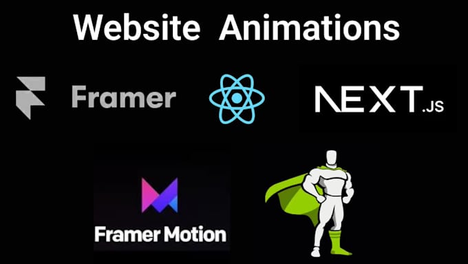 Add animations in react and framer with framer motion and gsap by Vishal_dewani | Fiverr