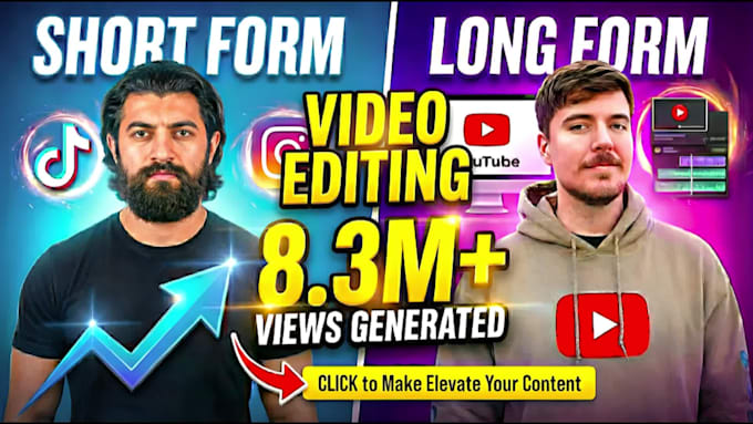 Do short form video editing for social media by Om_jade28 | Fiverr