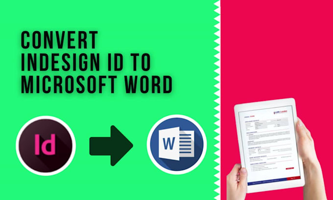 Convert indesign id to microsoft word by Fayzur_46 | Fiverr