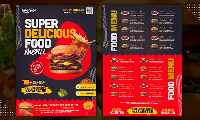 Design restaurant menus, food menus, and digital menu design by Milan_pramudith | Fiverr