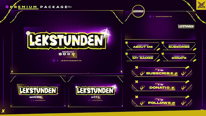 Design twitch logo, twitch overlay, kick, animated stream overlay ...