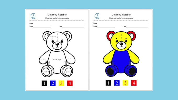 Create custom math worksheets by Umarzaheer | Fiverr