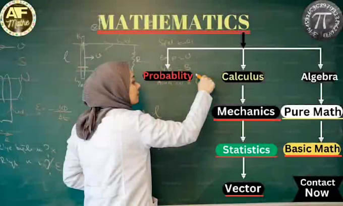 Tutor pure, applied and basic mathematics in easy way by Maths4077 | Fiverr