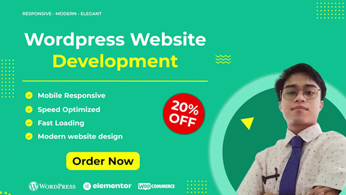 Build wordpress website, business website, website design or blog by Asparagus_jvs | Fiverr