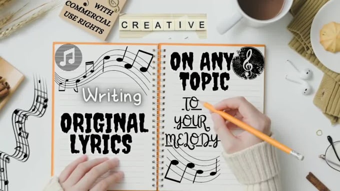 Write song lyrics on any given topic by Amy_2611 | Fiverr