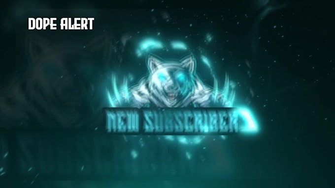 Animate dope alerts for twitch, stream by Creativemindz_s | Fiverr