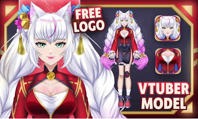 Design and rigging high quality live2d model art character for vtuber by Redi_ananda_ | Fiverr