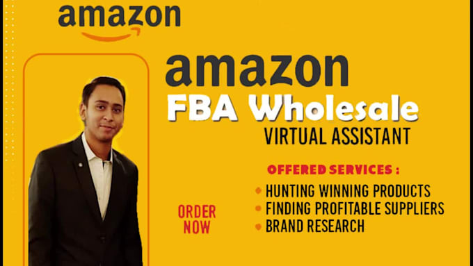 Your amazon fba wholesale virtual assistant by Taha_amz_va | Fiverr