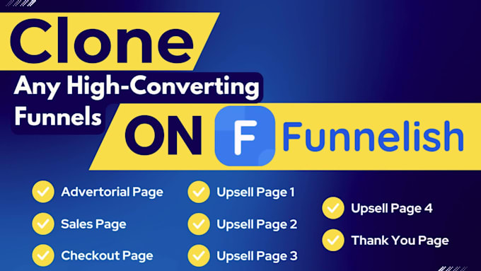 Clone your funnelish advertorial, sales pages and checkout page by Emmehdihasan | Fiverr