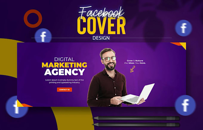 Attractive elegant unique facebook cover banner ads by Sagorlbk2014 ...