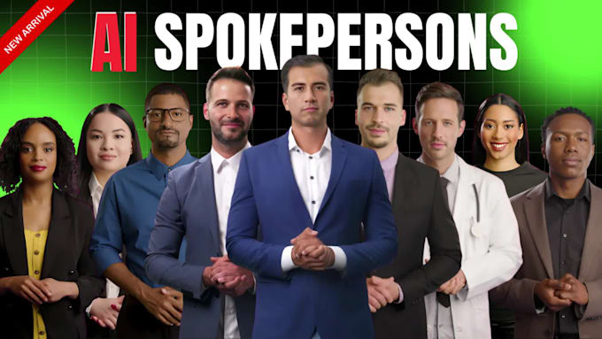 Create ai spokesperson videos with professional actors and editing by M ...