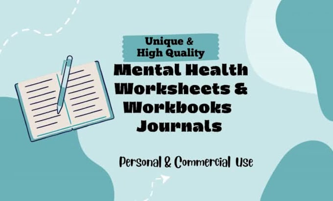 Design mental health worksheets workbooks and journals by Kinzanafees ...