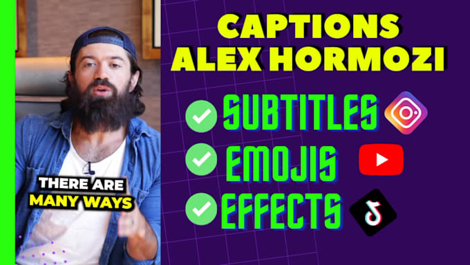 Edit insta reels, tikok, shorts with alex hormozi captions by Haseeb_hb ...