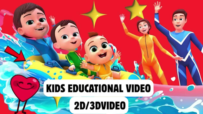 Create engaging kids learning animation and educational videos for ...