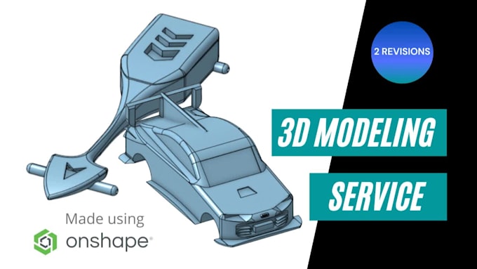 Create a 3d model with onshape by Onshape_pro | Fiverr
