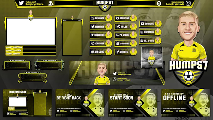 Design twitch overlays and stream pack with an esports logo by ...