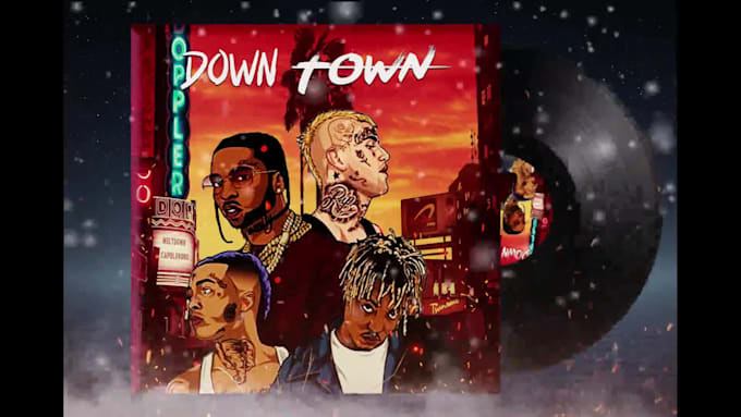 Draw epic cartoon rap album cover ar for single mixtape music cover art ...