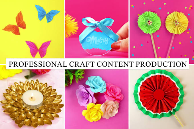 Make professional diy craft videos for you by Mehjabeenahmed | Fiverr