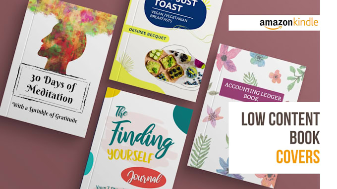 Design low content book cover, paperback and hardcover by Hamza10mkbl ...