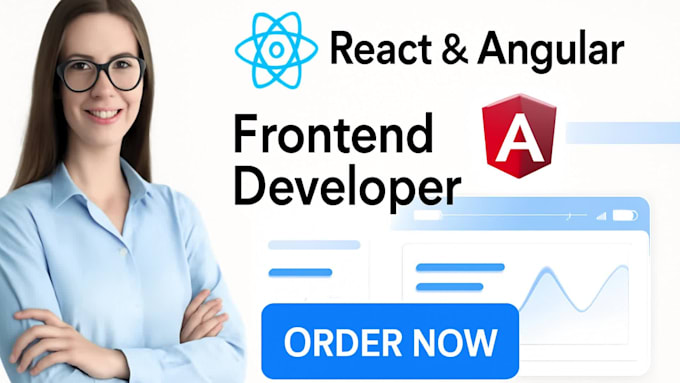 Build responsive react or angular frontend web applications by Shahriardelta | Fiverr