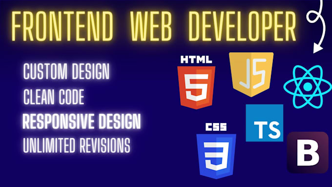 Be your front end developer by Shahjahanmehar | Fiverr