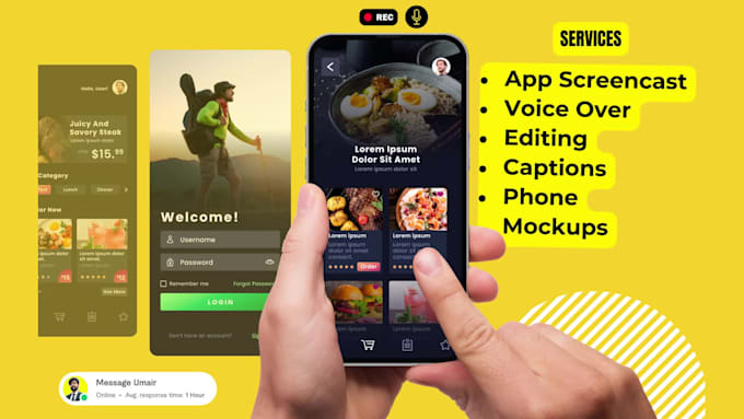Create a screencast how to video for your mobile app with voice over by ...