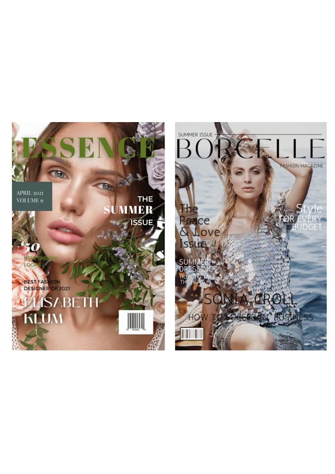 Design a professional fashion or business magazine cover by ...