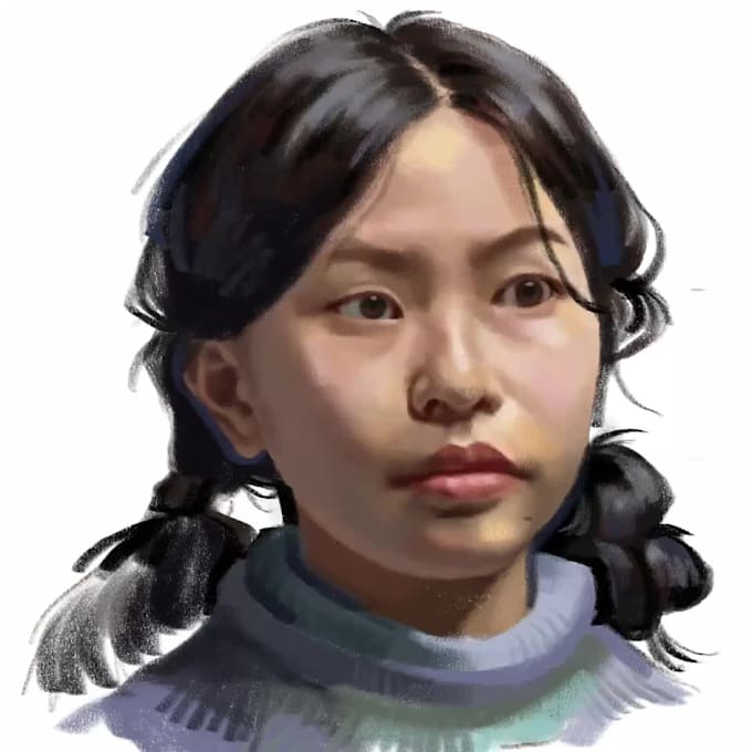 Draw a unique custom portrait by Artisticjoanna | Fiverr