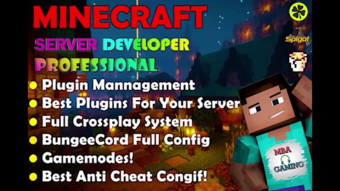 Develop you a minecraft server and bungee network for you by Mbagaming | Fiverr