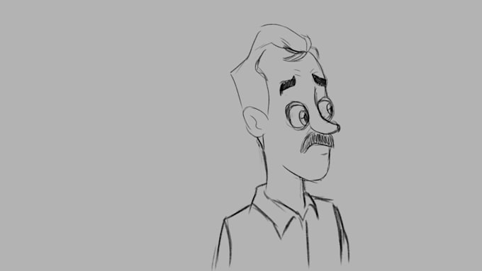 Do 2d japanese anime style animation traditional line art character ...